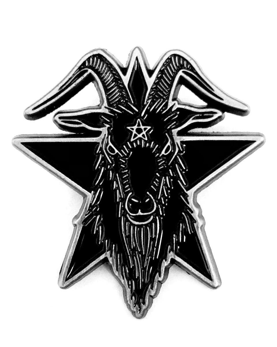 Baphomet logo pin – Leviathan Artworks