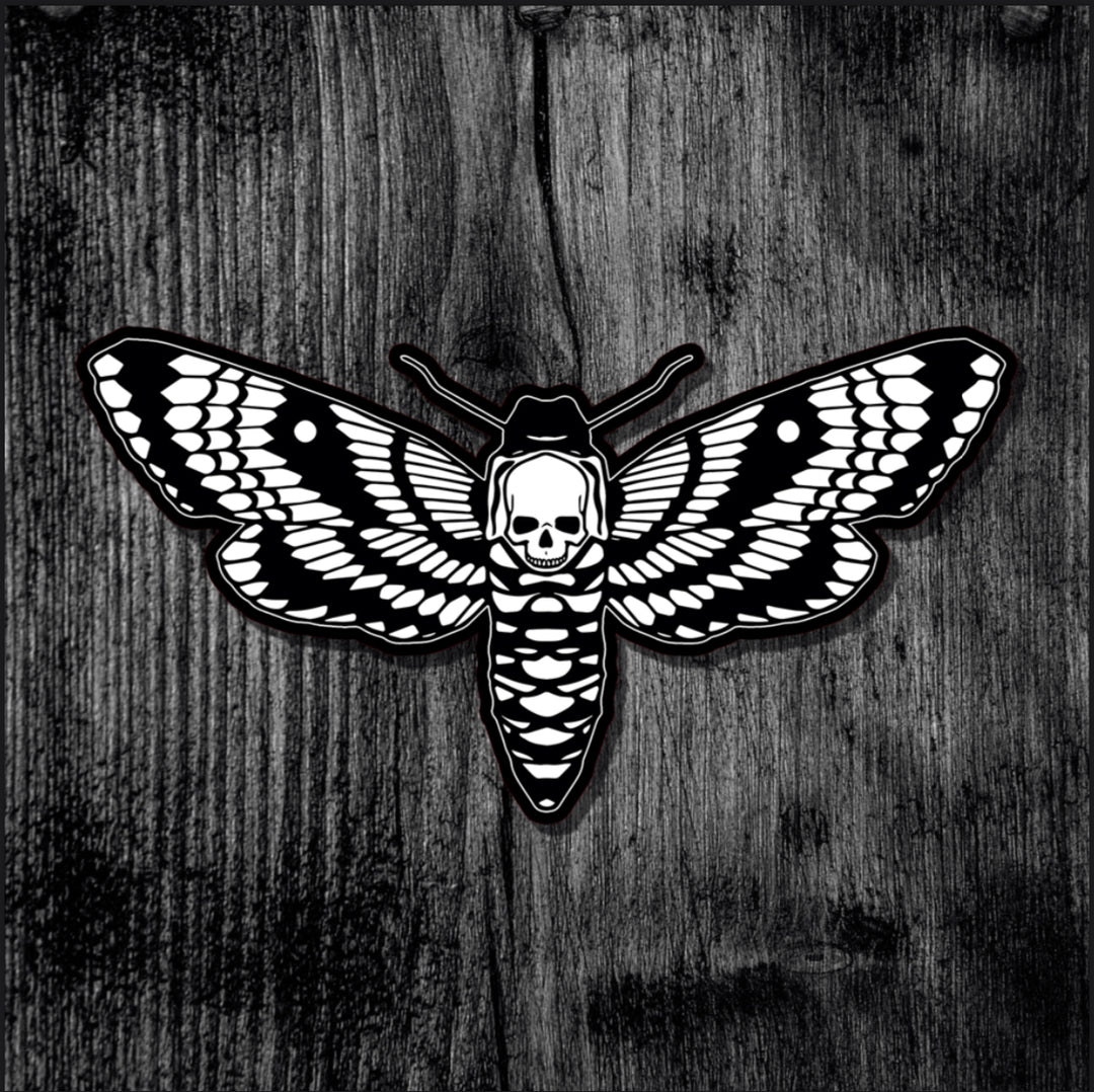 Death Moth sticker – Leviathan Artworks