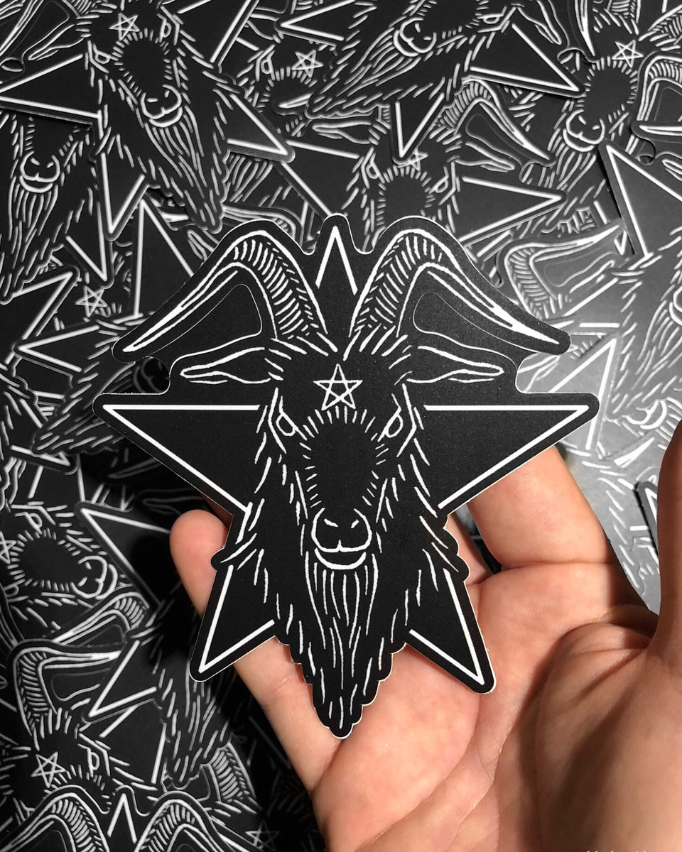 Baphomet Logo sticker – Leviathan Artworks